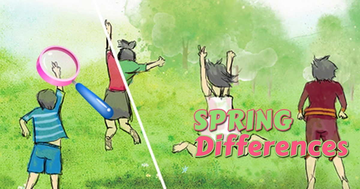 Spring Differences - Jeu en Ligne Gratuit | Jouerjouer.com