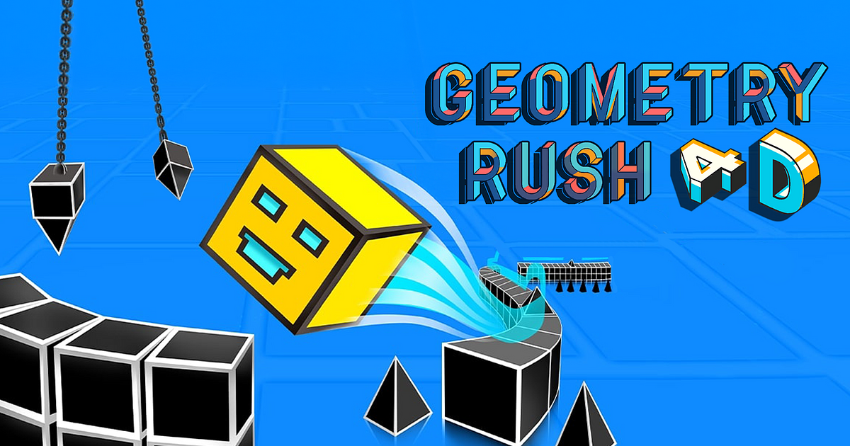 Geometry Rush 4D - Jeu en Ligne Gratuit | Jouerjouer.com