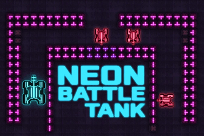 Neon Battle Tank - Jeu en Ligne Gratuit | Jouerjouer.com