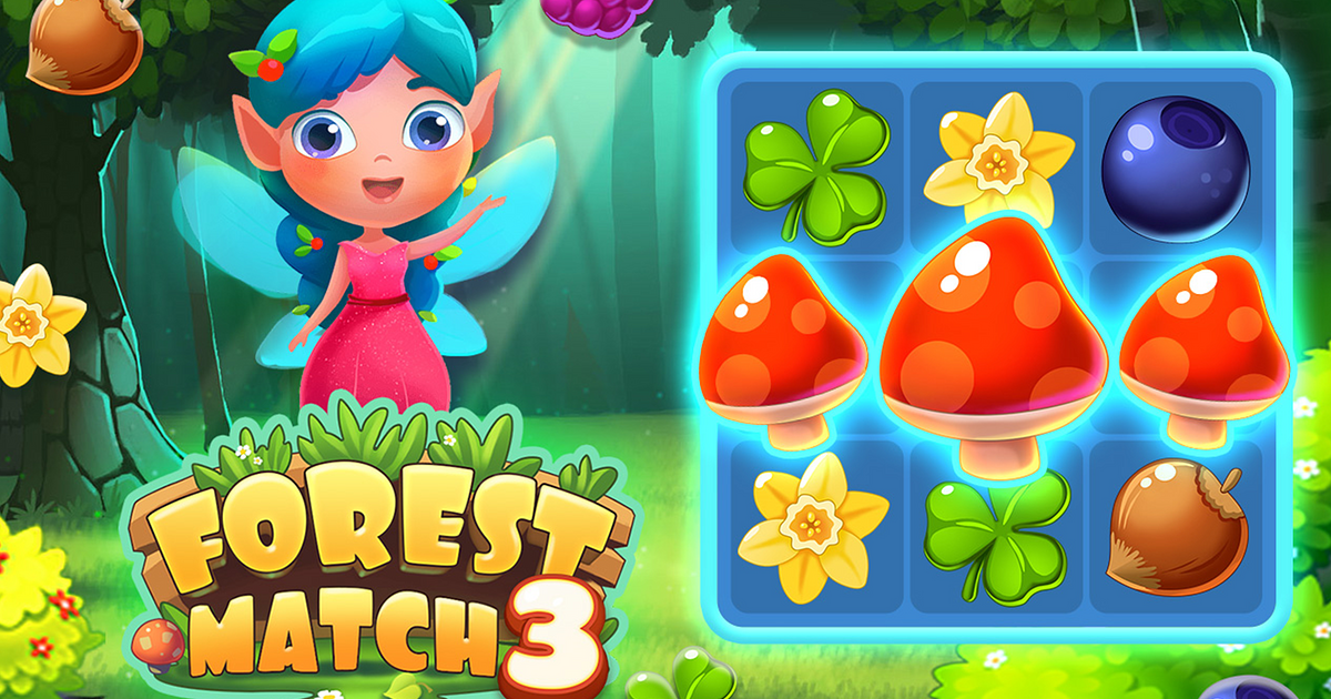 Forest Match 3 - Jeu en Ligne Gratuit | Jouerjouer.com