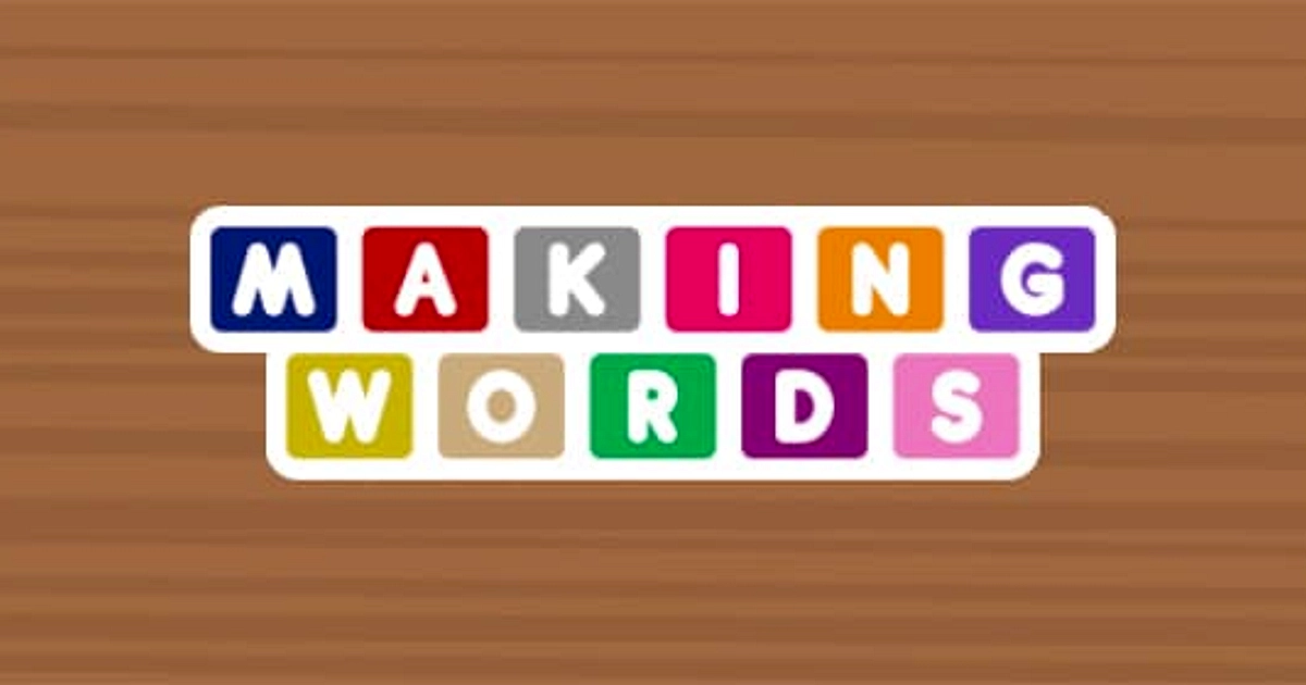 Making Words - Jeu en Ligne Gratuit | Jouerjouer.com